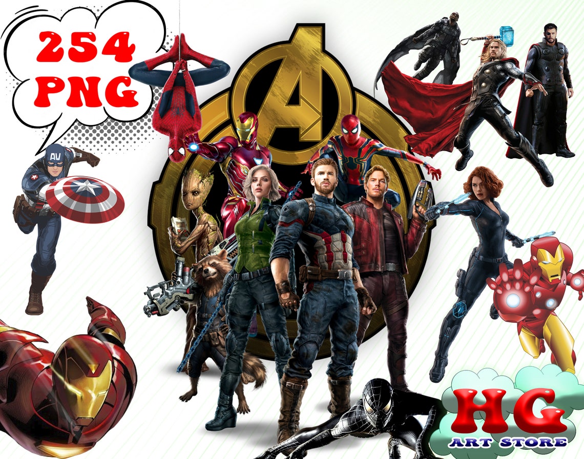 Avengers Png Avengers Clipart Avengers Digital Paper Avengers Clip Art ...