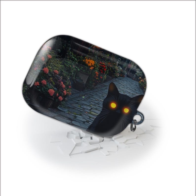 Lofi Anime Cat AirPod Case Japanese Art Cover Fits AirPod Pro Case ...