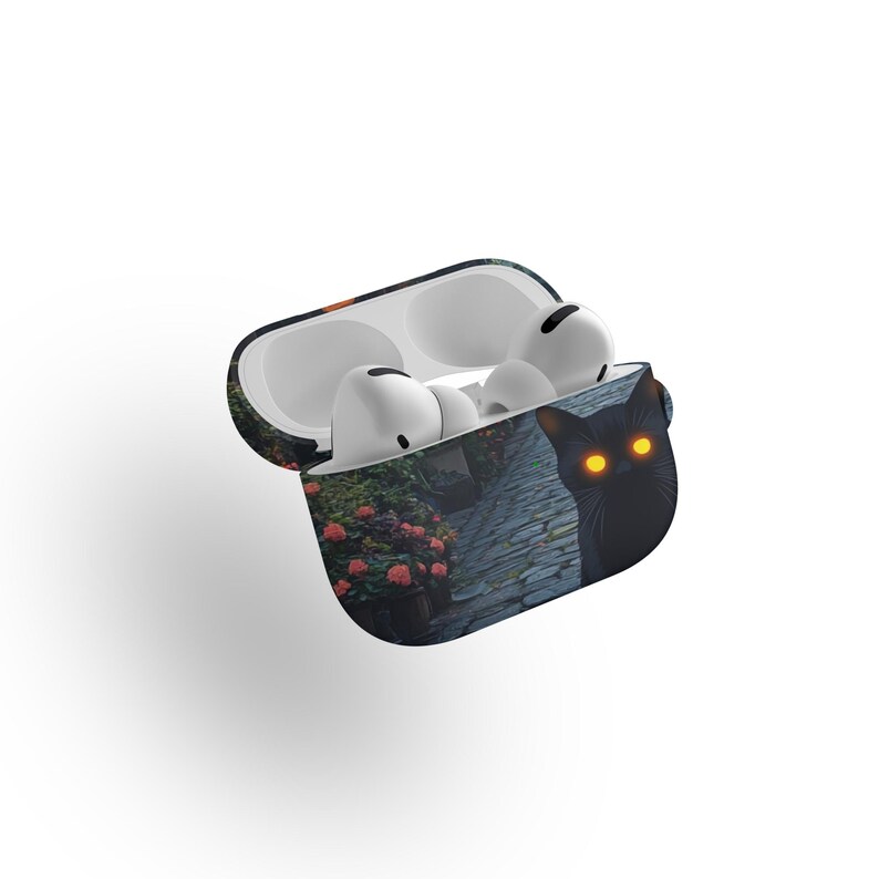 Lofi Anime Cat AirPod Case Japanese Art Cover Fits AirPod Pro Case ...