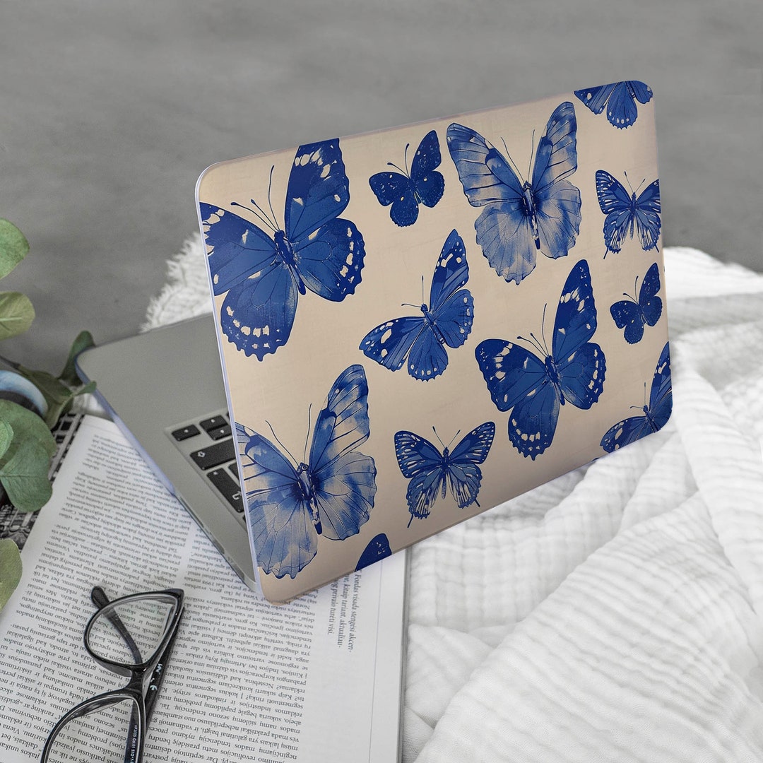 Butterfly MacBook Case, Summer Breeze Laptop Skin, Hard Bumper, Pet ...