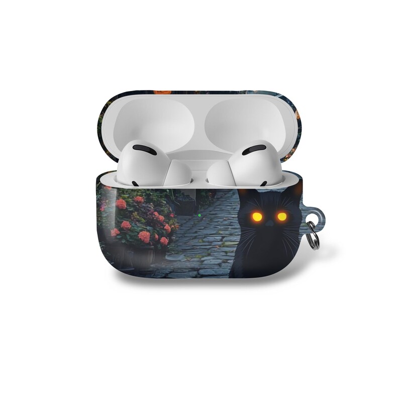 Lofi Anime Cat AirPod Case Japanese Art Cover Fits AirPod Pro Case ...