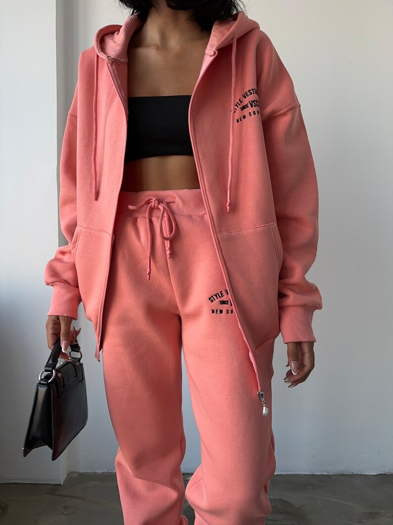 Two Piece Tracksuit Set for Women Activewear for Women & - Etsy