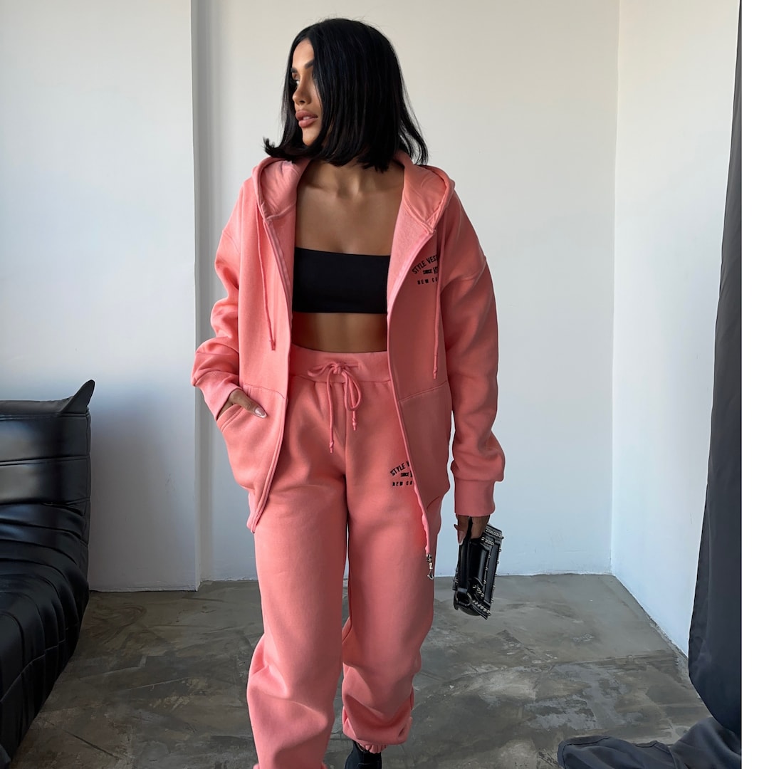 Two Piece Tracksuit Set for Women Activewear for Women & - Etsy