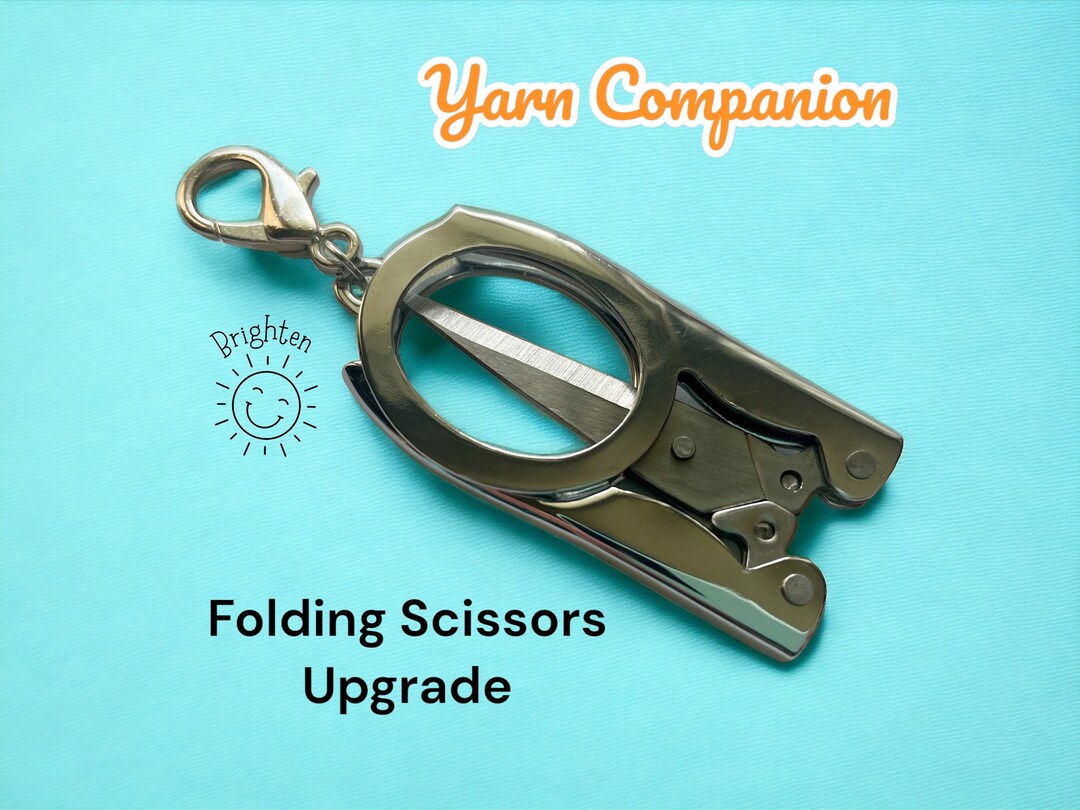 Folding Scissors With Clasp, Yarn Cutting Tool, Yarn Companion Upgrade ...