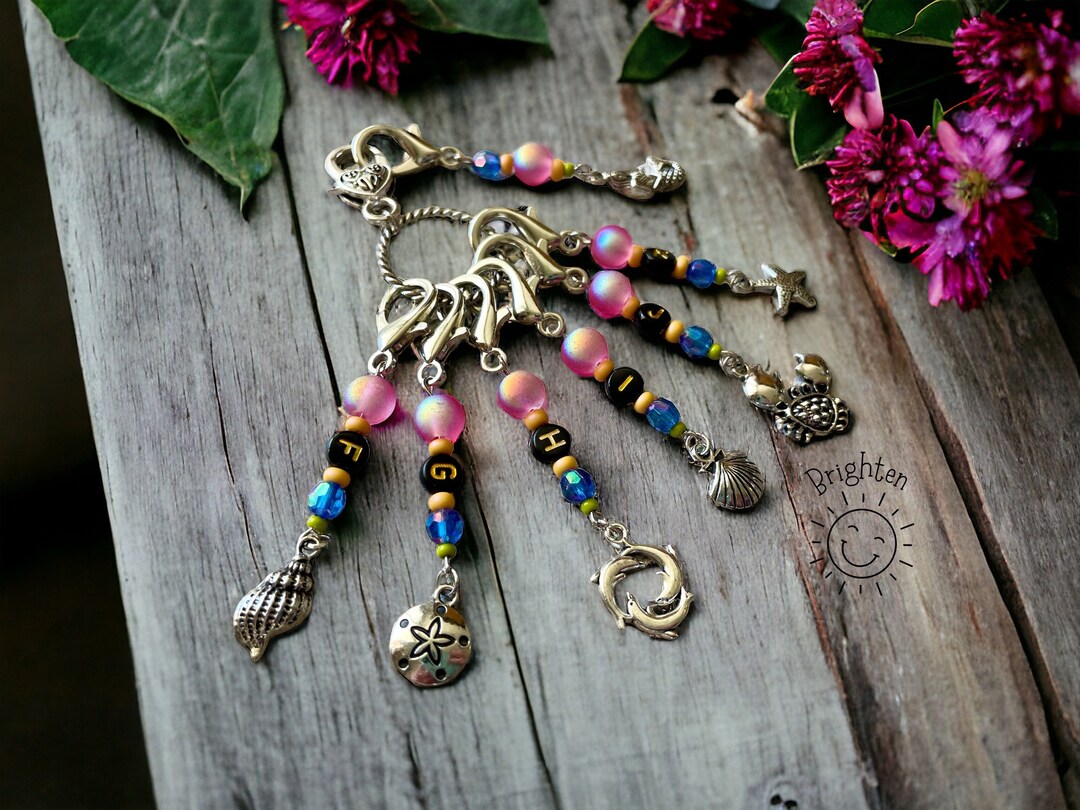 Crochet Hook Size Reminder Set mermaid's Treasure Personalized Set With ...