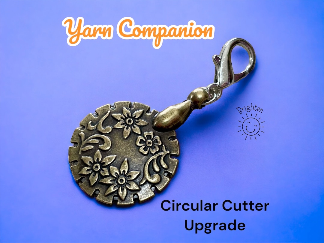 Retro Circular Yarn Cutter Pendant, Vintage Thread Cutting Tool, Yarn ...