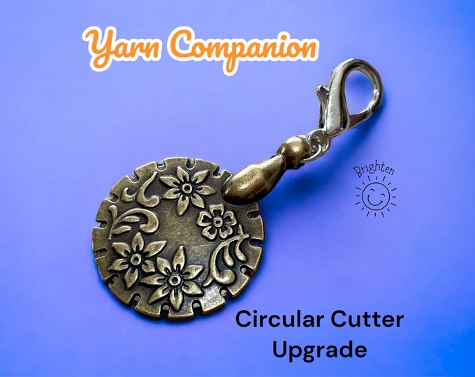 Retro Circular Yarn Cutter Pendant, Vintage Thread Cutting Tool, Yarn ...