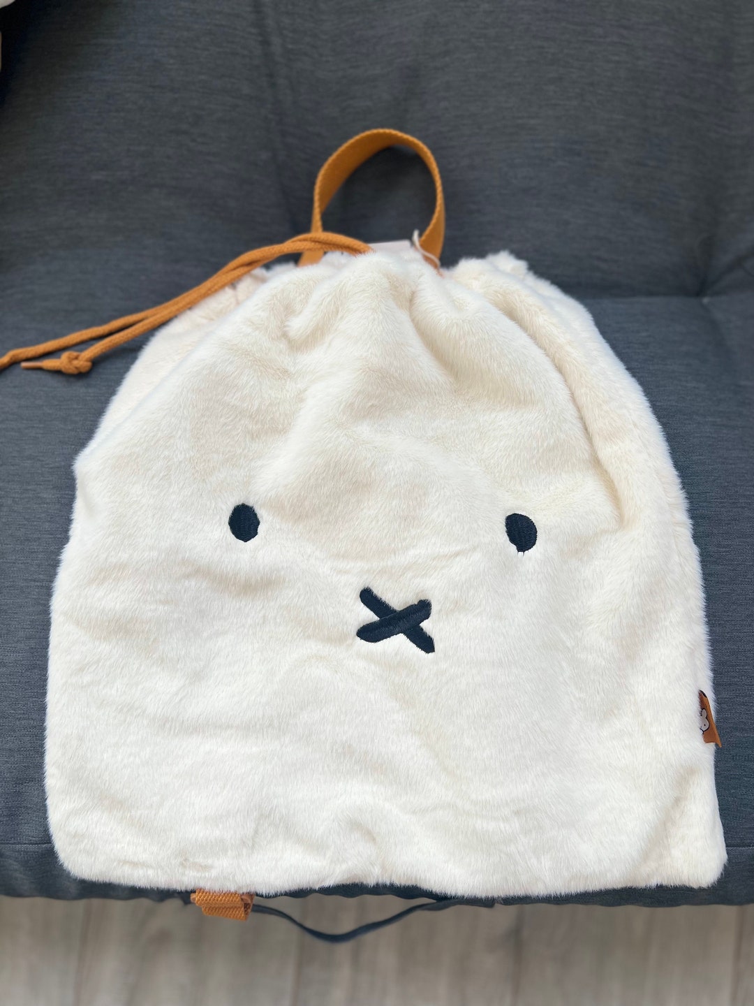 Limited Miffy Teddy Gym Bag Super Fluffy Miffy Backpack - Etsy