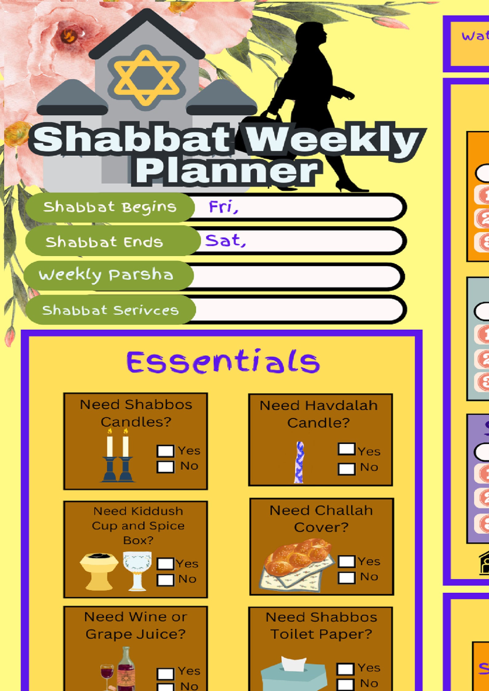 Shabbat Prep Digital Prints, Shabbat Prep Digital, Jewish Conversion ...