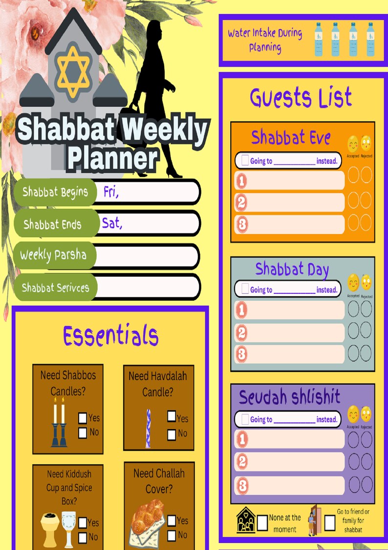 Shabbat Prep Digital Prints, Shabbat Prep Digital, Jewish Conversion ...