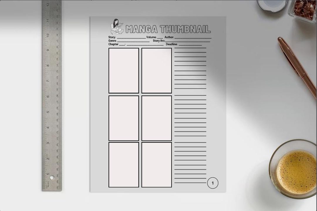 Manga Thumbnail, Webtoon Thumbnail, Webtoon Printable, Manga Printable ...