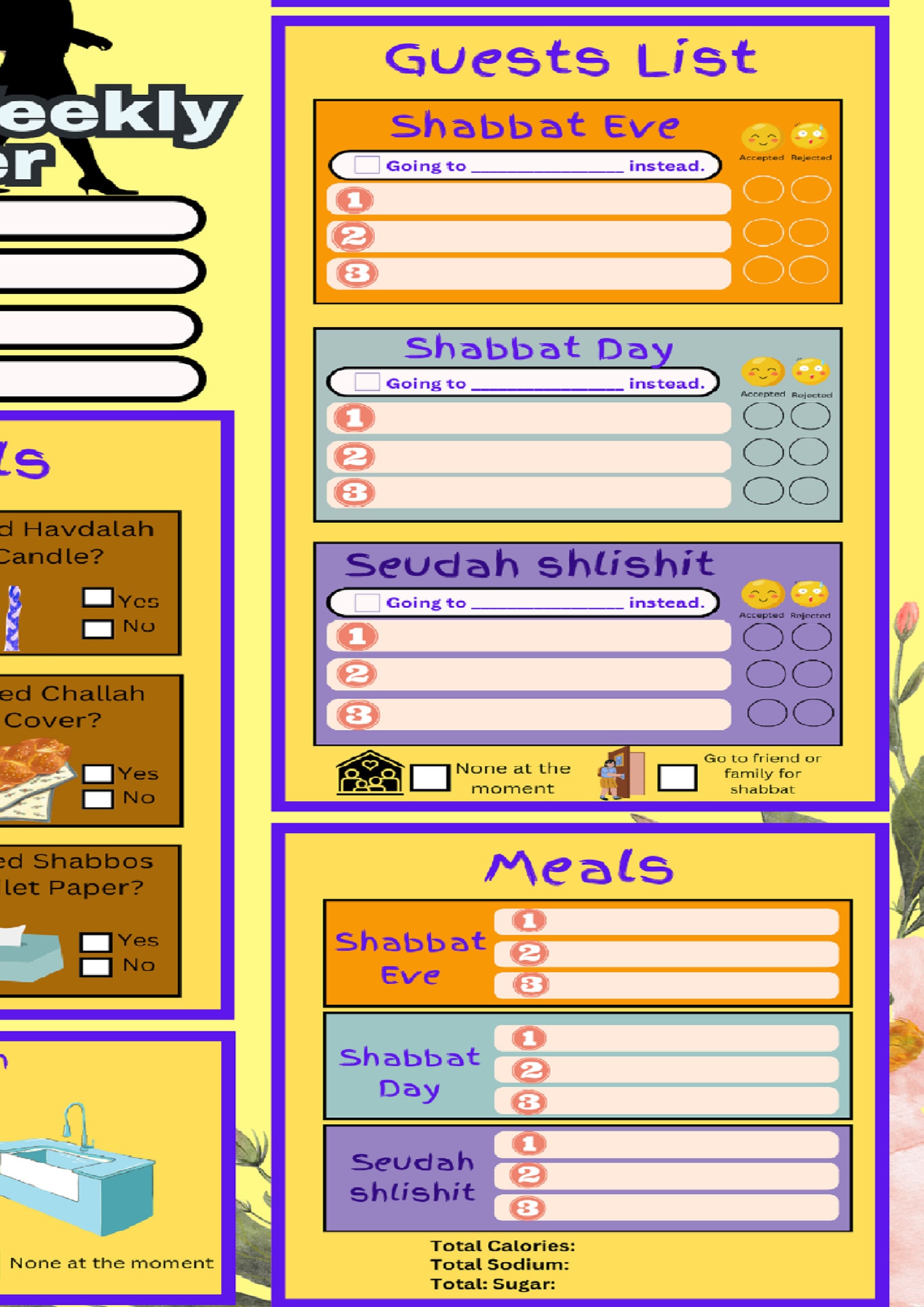 Shabbat Prep Digital Prints, Shabbat Prep Digital, Jewish Conversion ...