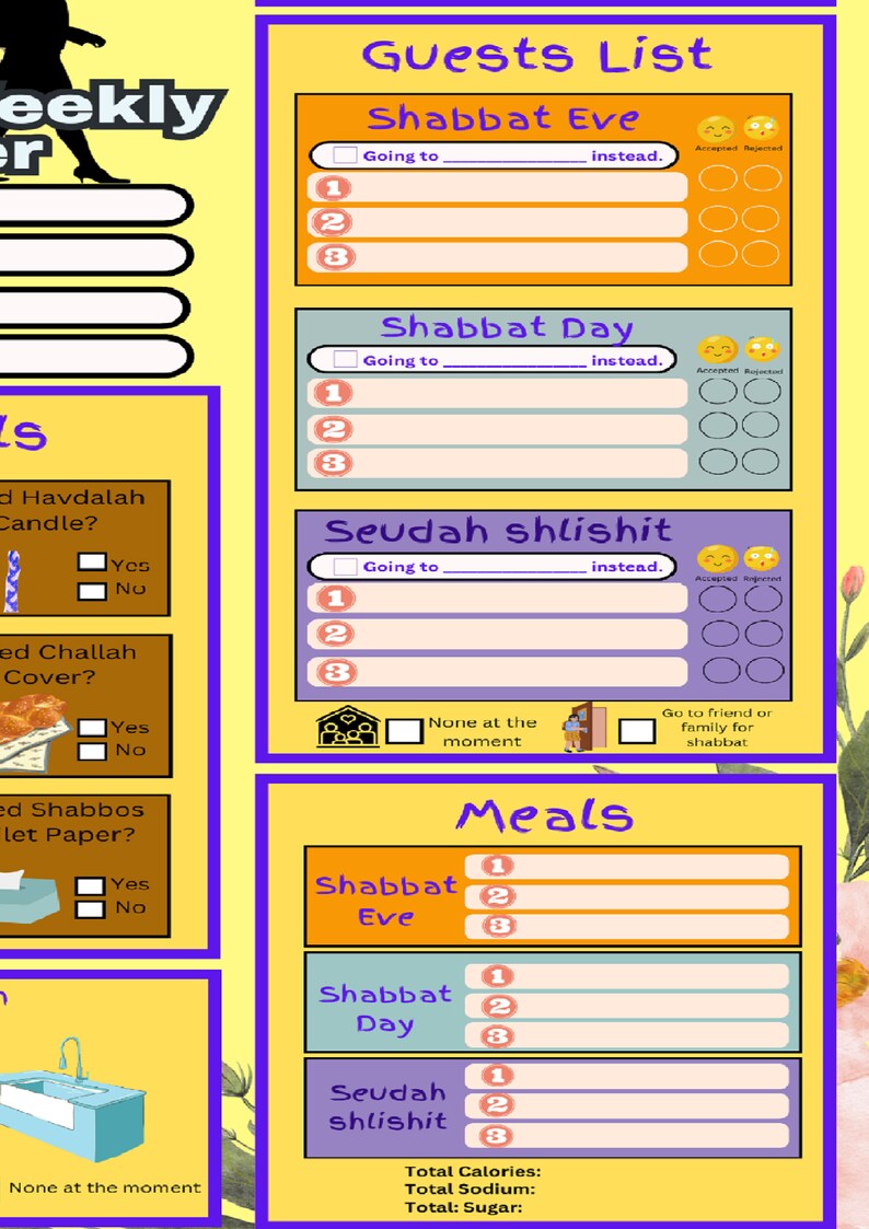 Shabbat Prep Digital Prints, Shabbat Prep Digital, Jewish Conversion ...