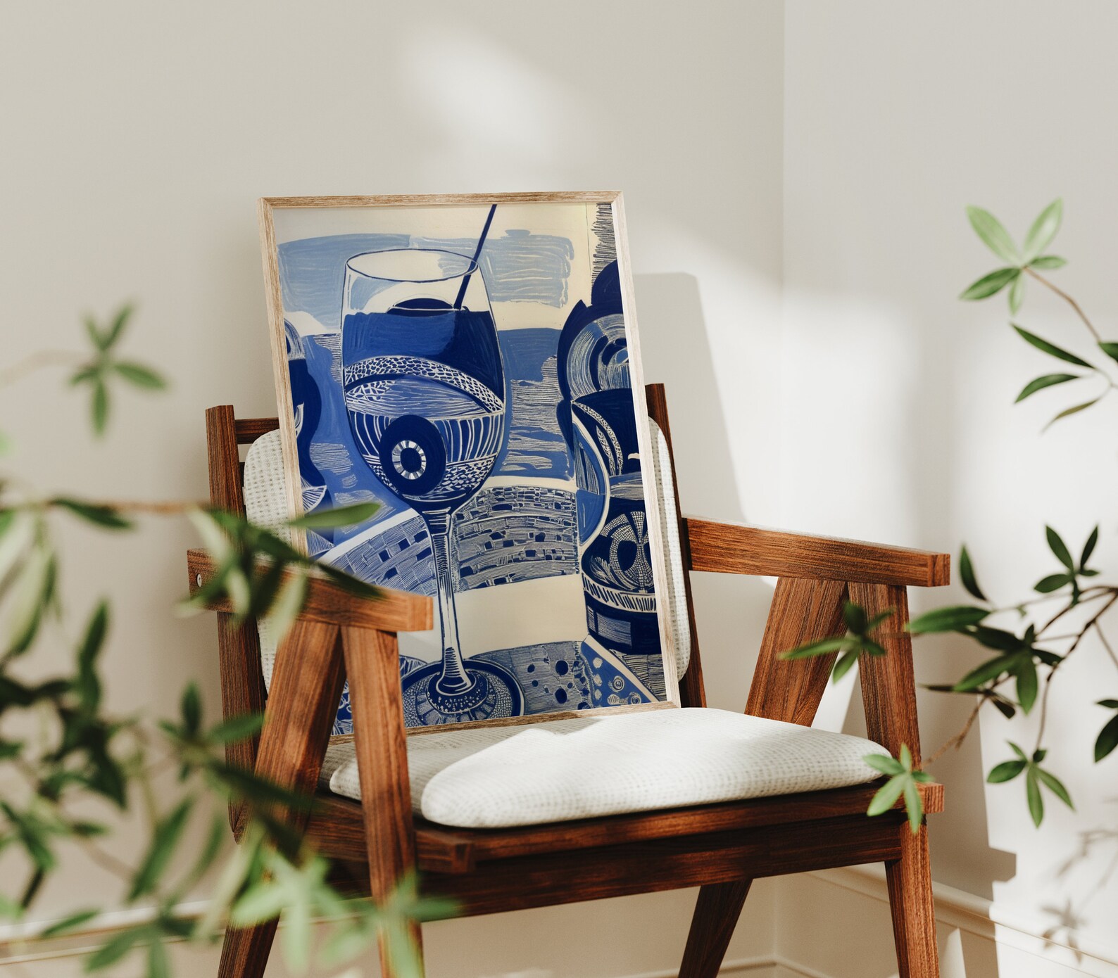 Blue Aperol Spritz Sketch - Digital Download - Etsy