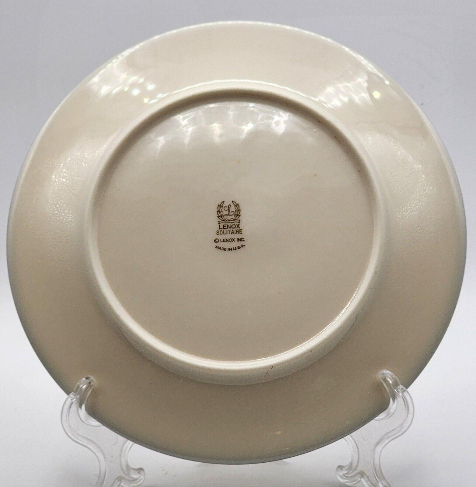 Solitaire by Lenox Dimension Shape Platinum 1965 8 1/8 Salad Plate - Etsy