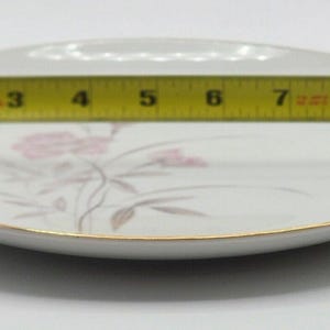 Royal Sovereign BLUSH ROSE Pink/gray Roses and Buds 10 1/8 Dinner Plate ...