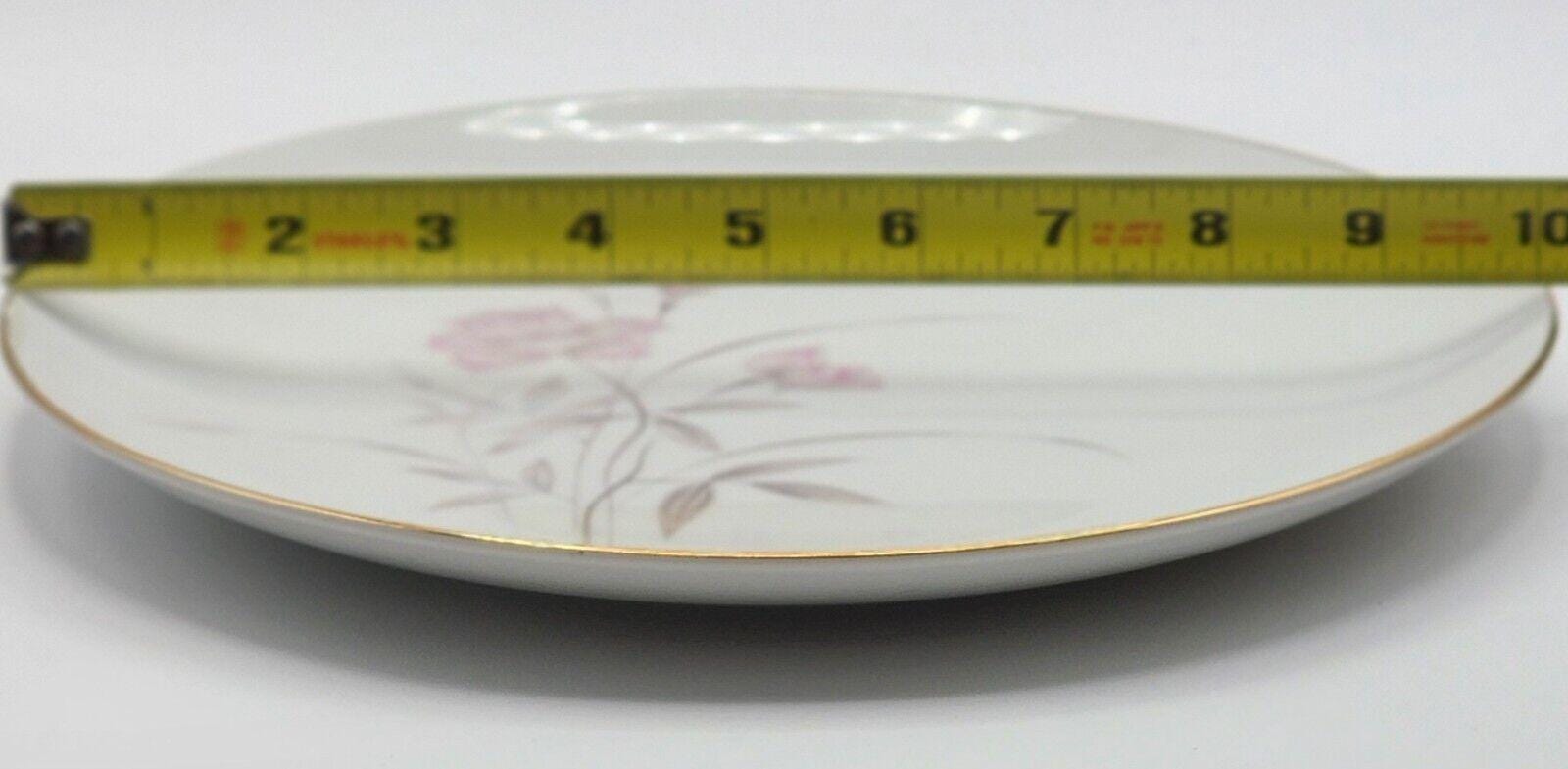 Royal Sovereign BLUSH ROSE Pink/gray Roses and Buds 10 1/8 Dinner Plate ...