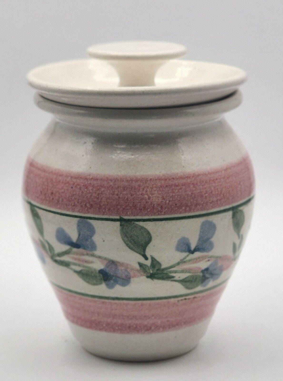 American Artisan Pottery Olde Towne Alexandria 6 in by 4 in Canister W ...