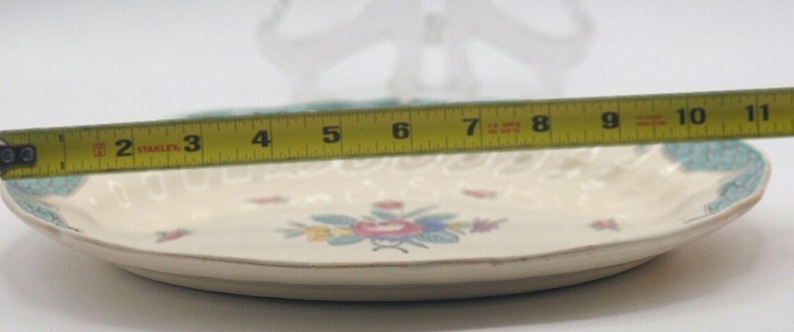 Royal Doulton Lowestoft Bouquet D6023 Oval Platter 11 in Blue/green - Etsy