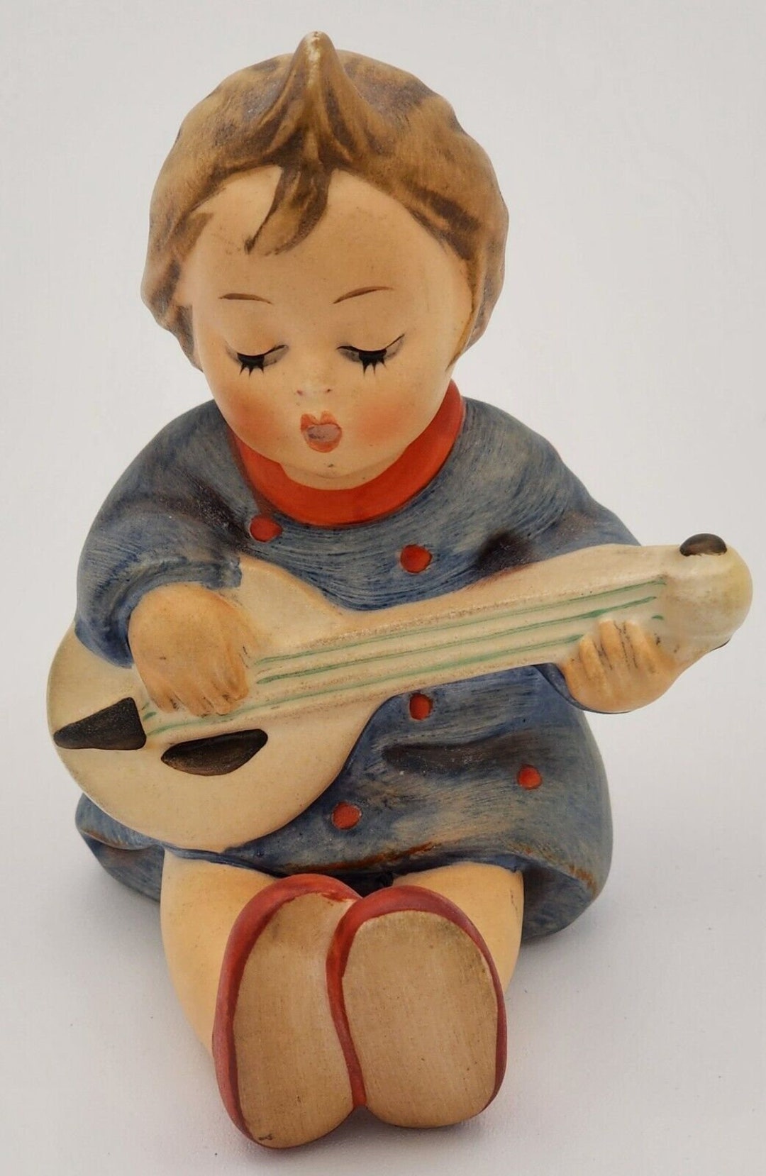 Vintage Goebel Hummel Joyful Figurine Number 53. the Figurine is 3 1/2 ...