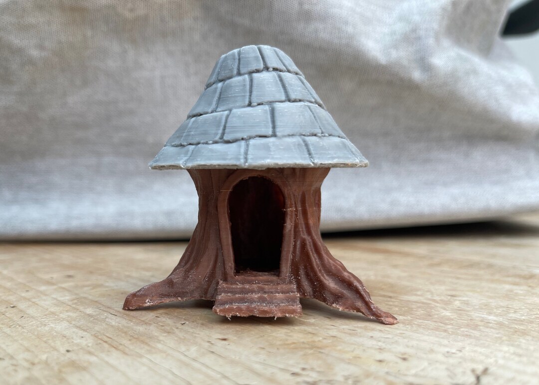 Tree Stump Hide With Stone Roof Charming Invertebrate Retreat Inspired ...