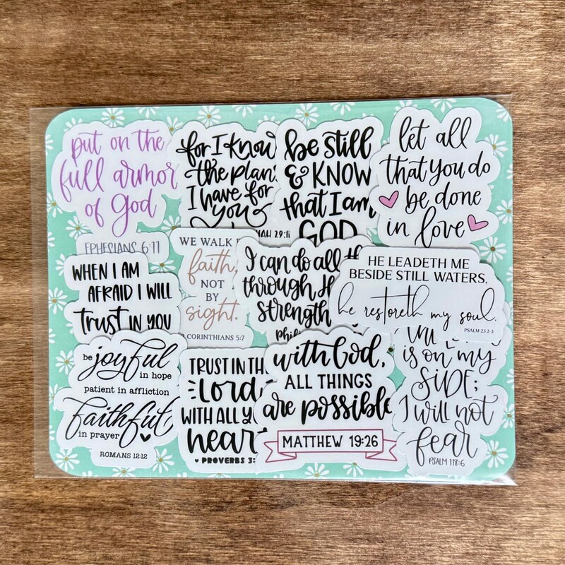 Bible Verse Sticker - Etsy