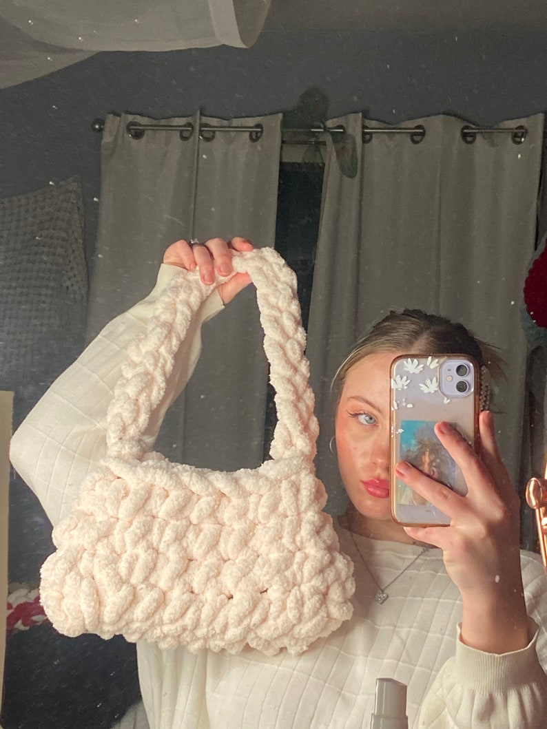 Chunky Crochet Bag Pattern, Quick Chunky Purse Pattern, Cute Crochet ...