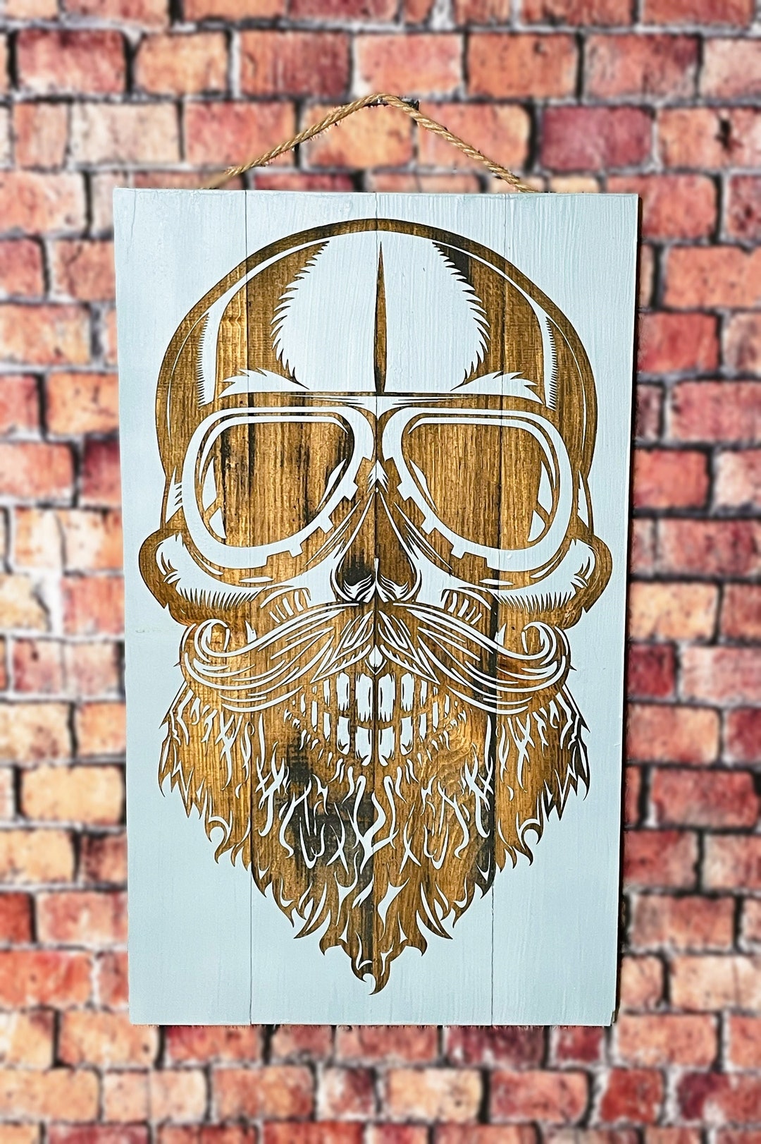 Skull the Stash | Laser Engraved | Pallet Wood Sign | Gothic Decor ...