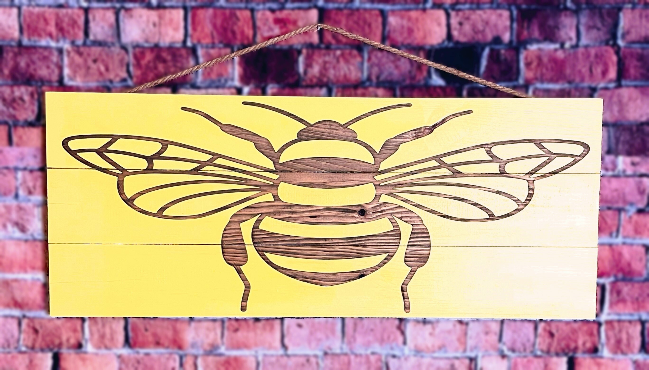 Bumblebee Sign Custom Engraving Pallet Wood Sign Bee Lover Bees ...
