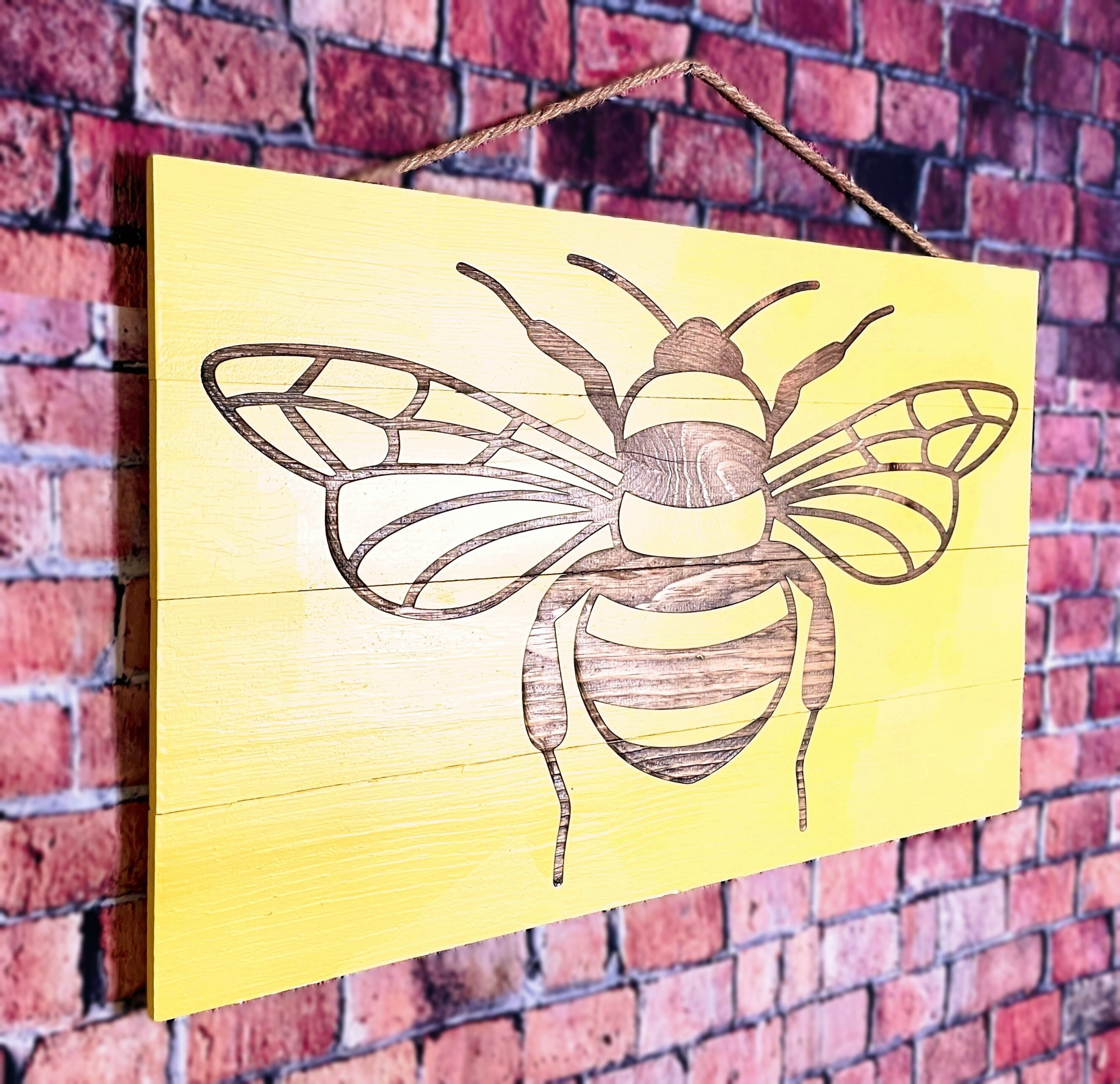 Bumblebee Sign Custom Engraving Pallet Wood Sign Bee Lover Bees ...