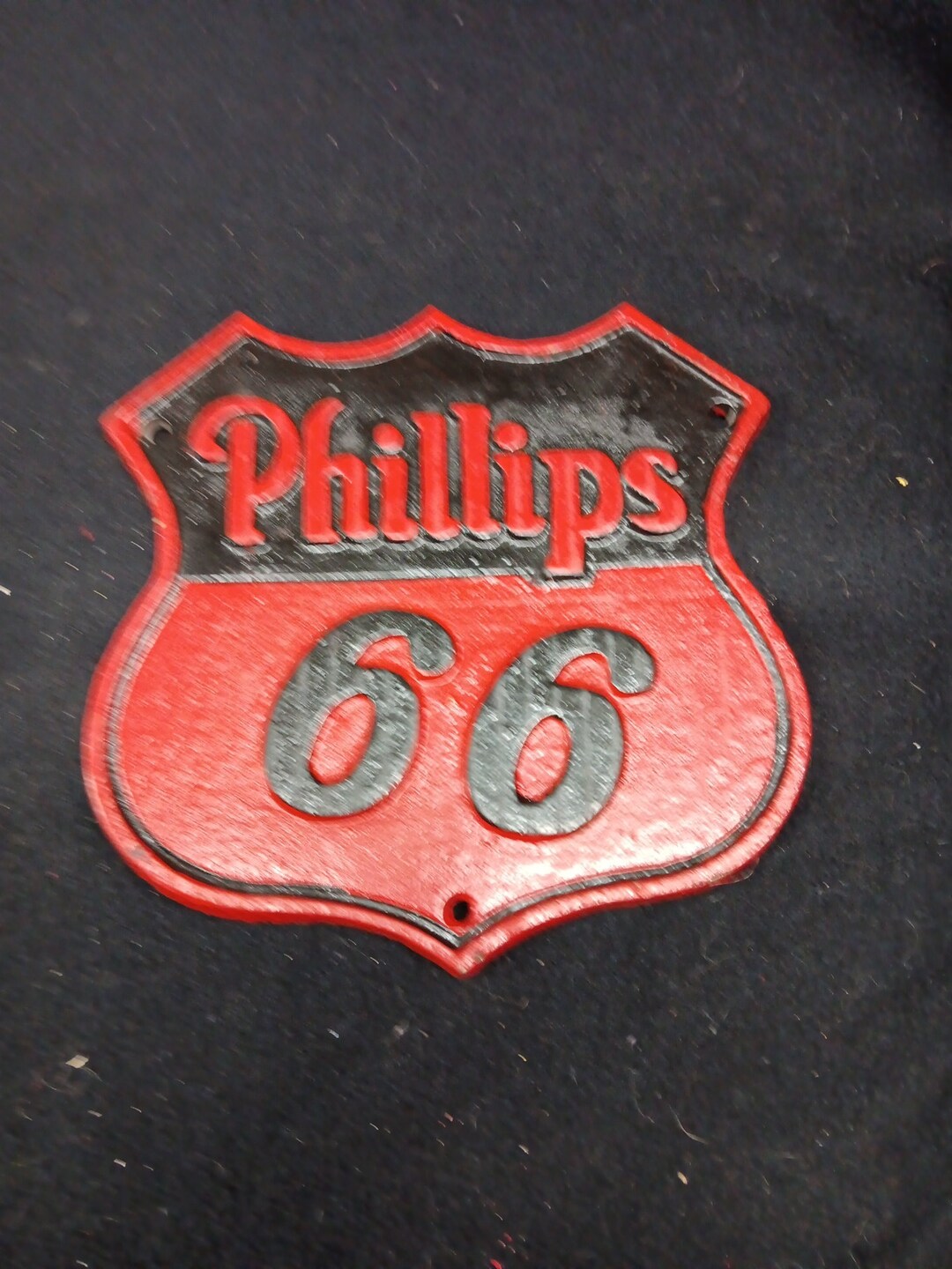 Vintage Cast Iron Phillips 66 Sign - Etsy
