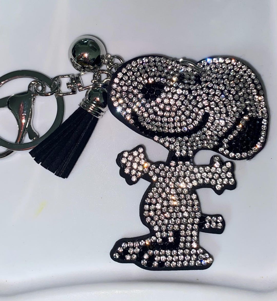 Hug Snoopy (bling) Keychain - Etsy