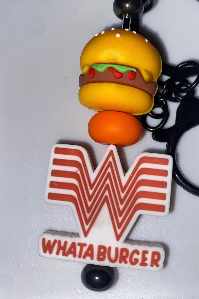 Whataburger and 3D Hamburger Keychain - Etsy