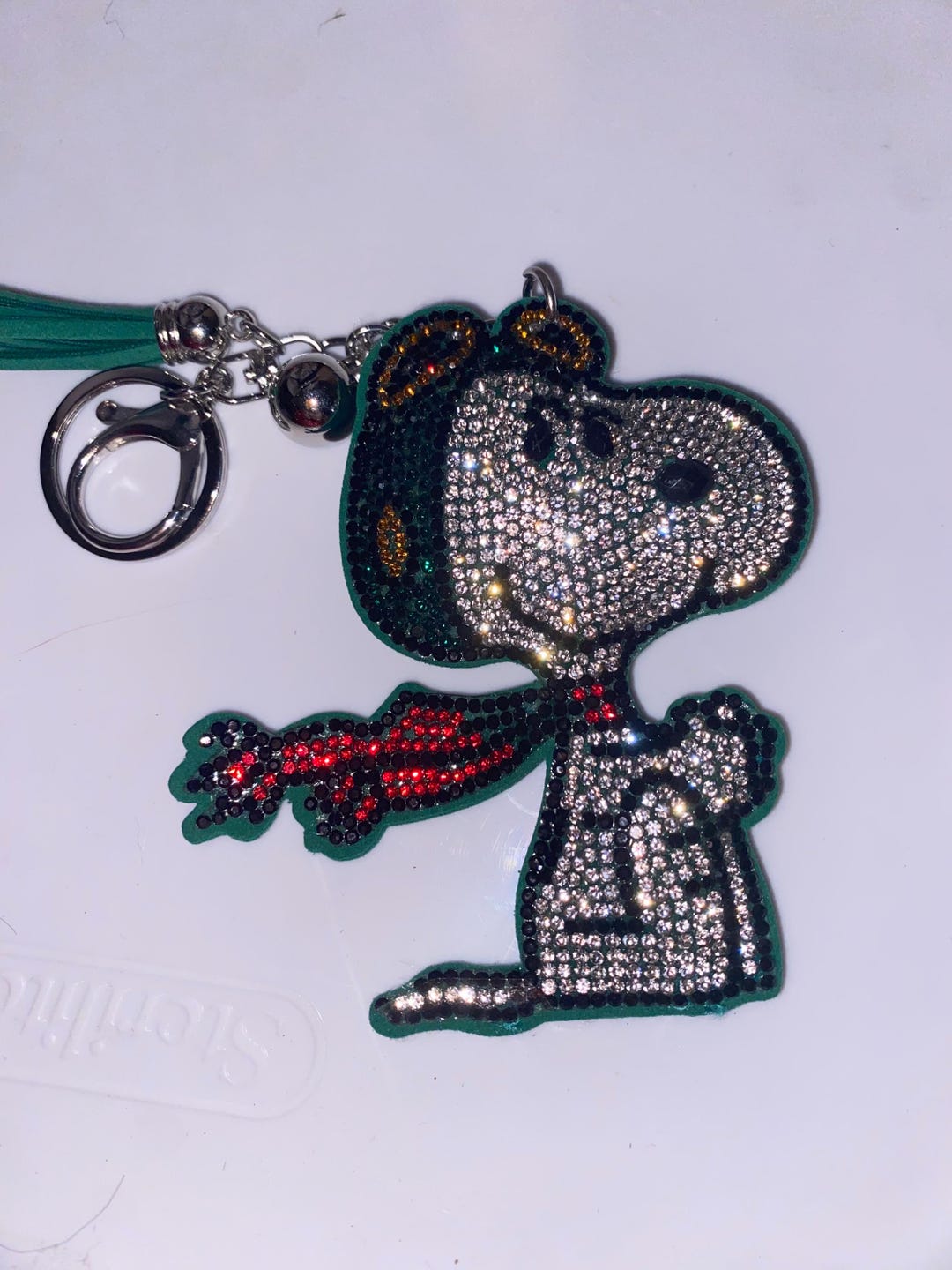 Snoopy (bling) Keychain - Etsy