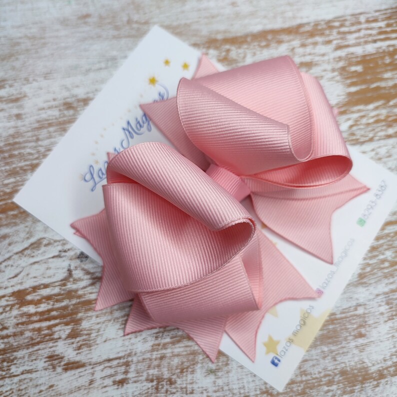 Classic Grosgrain Ribbon Hair Bow: Handmade Alligator Clip Bow - Etsy