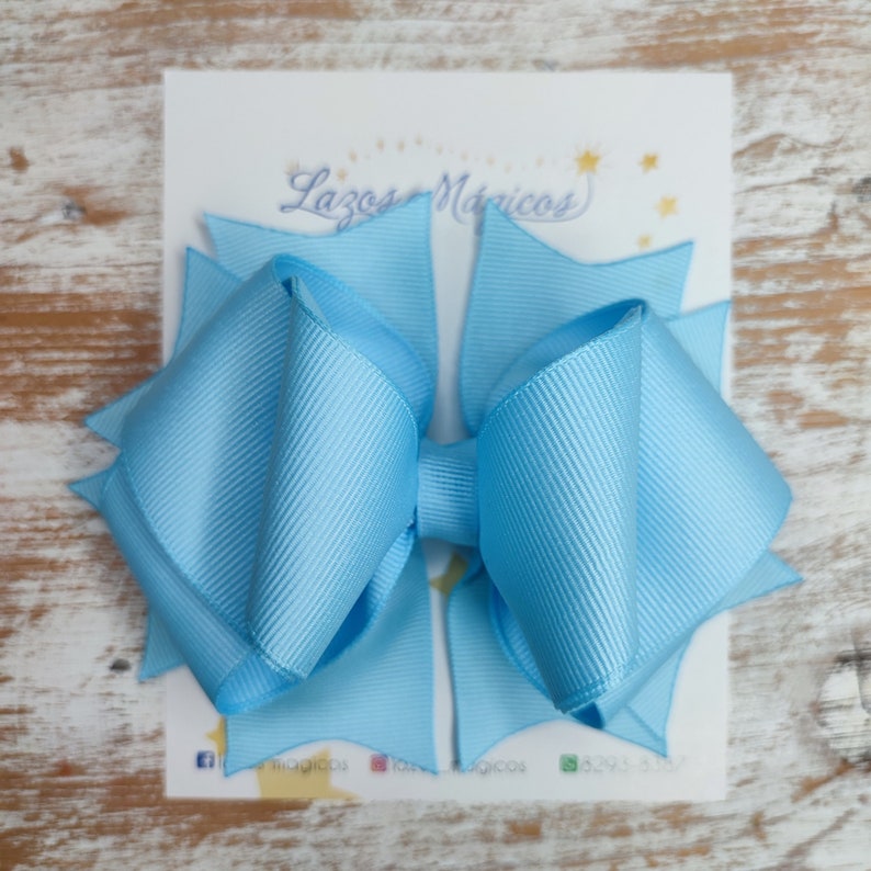 Classic Grosgrain Ribbon Hair Bow: Handmade Alligator Clip Bow - Etsy
