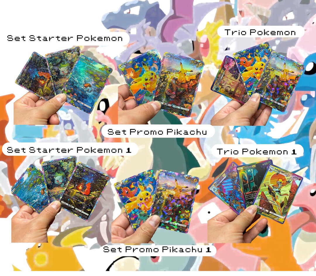 Custom Pokemon Cards - Pokemon Pocket Card Set - Don't Miss Out! - Etsy