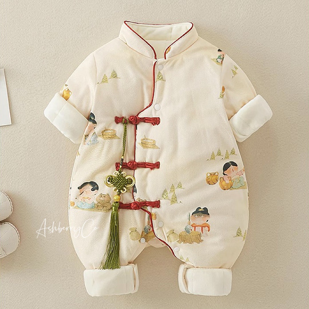 Baby Cheongsam, Baby Qipao Romper, Baby Girl Romper, Newborn Romper ...