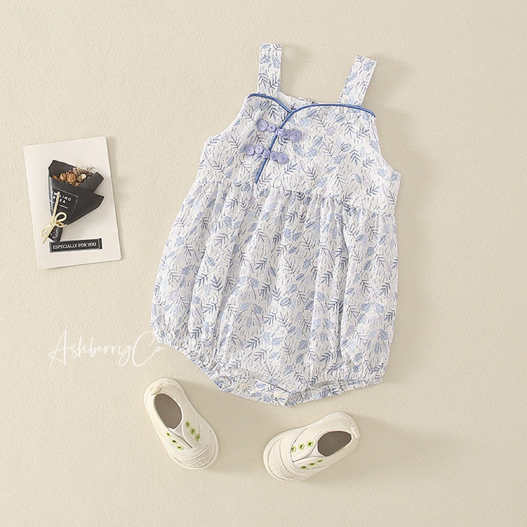 Floral Baby Girl Cheongsam, Summer Qipao Dress, Chinese Baby Clothes ...
