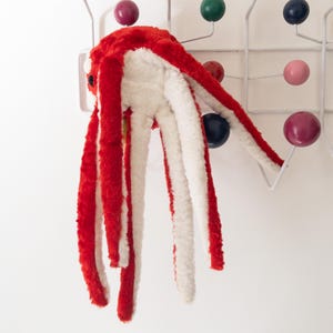 Rare Vintage 1960s Red Octopus Stuffed Animal Plushie by the Rushton ...