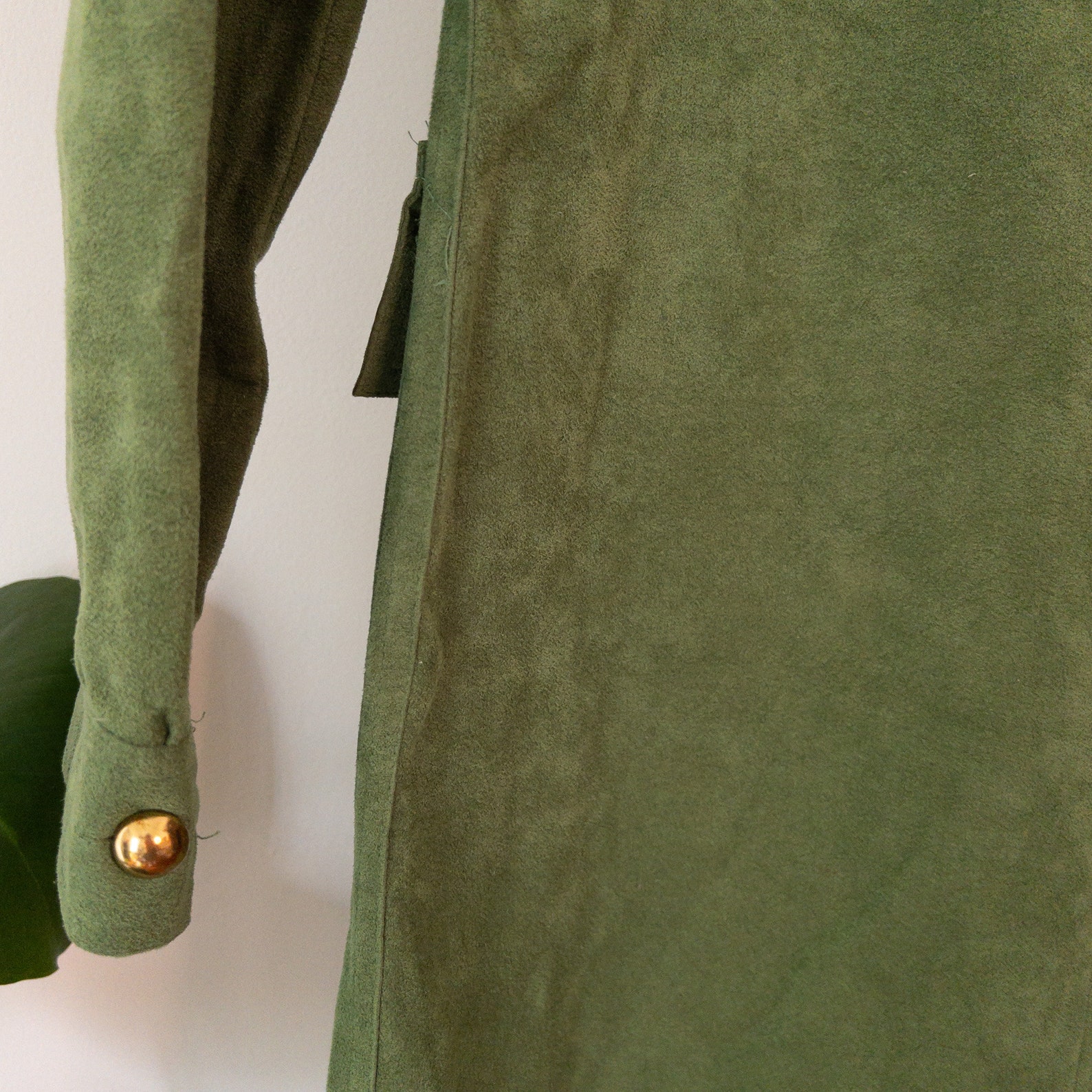 Vintage 1970s Ultrasuede Green A-line Dress - Etsy