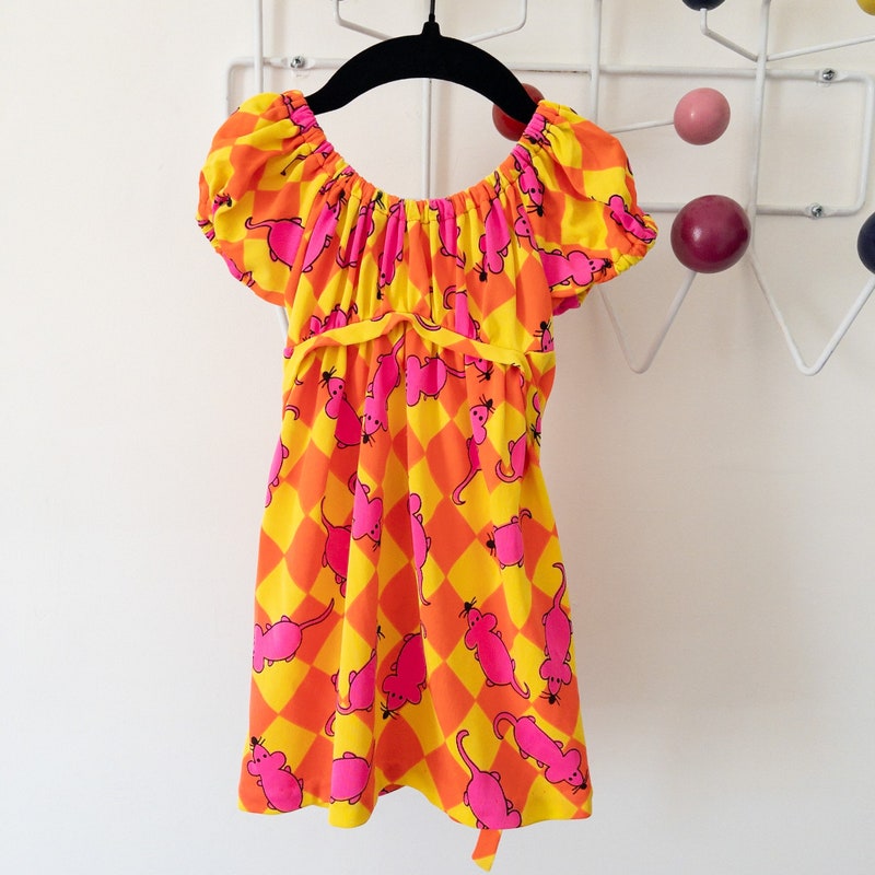 Vibrant Color Dress - Etsy