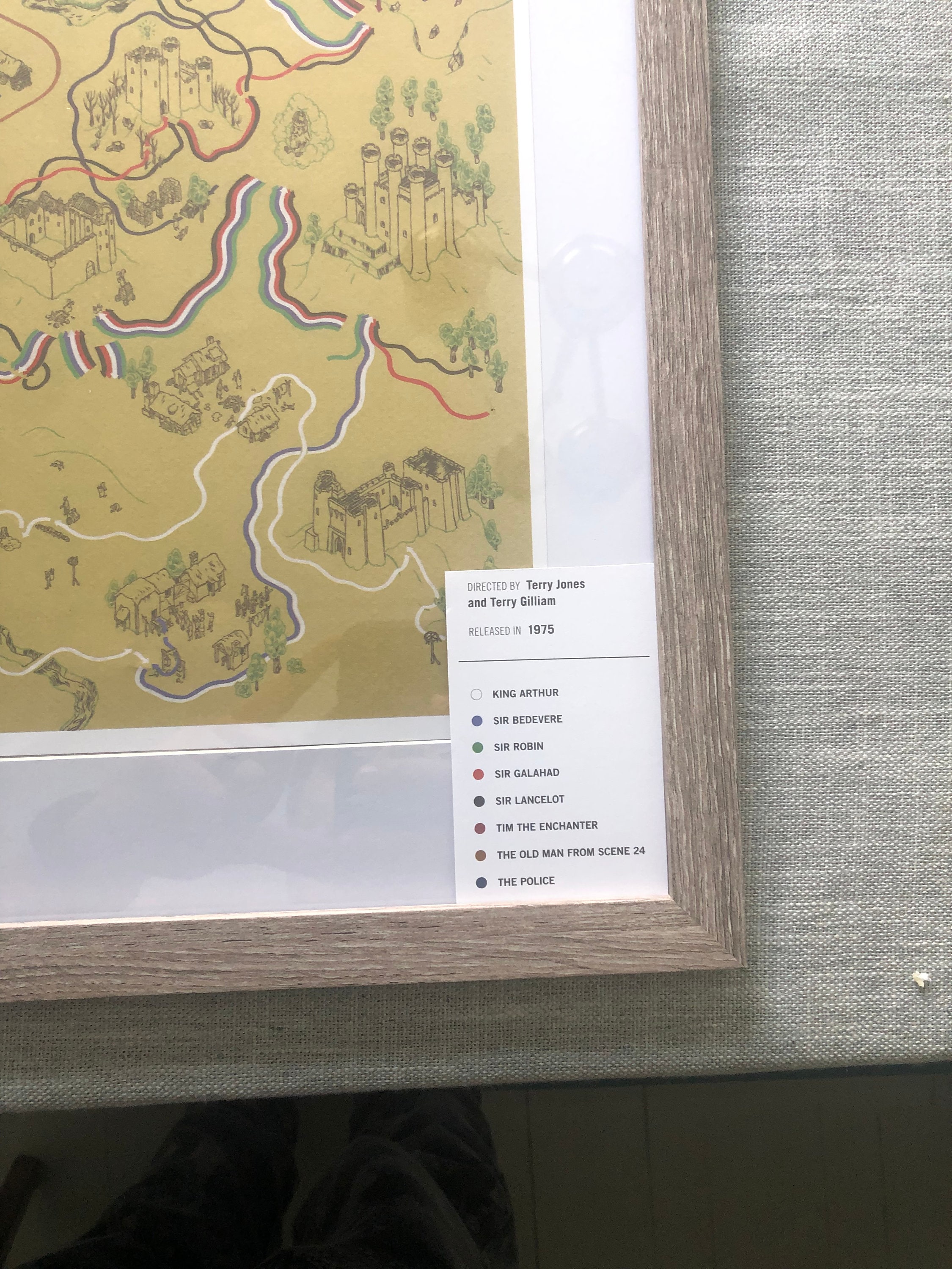 Monty Python & the Holy Grail Movie Map - Etsy