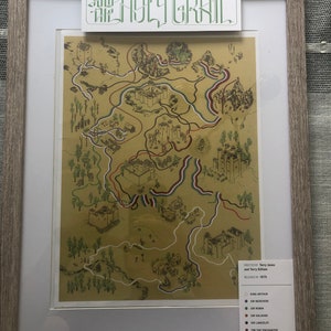Monty Python & the Holy Grail Movie Map - Etsy