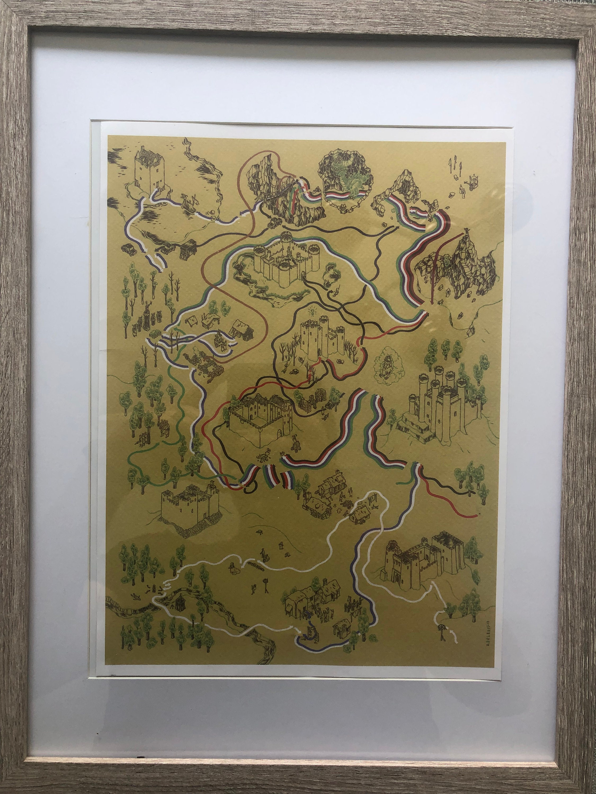 Monty Python & the Holy Grail Movie Map - Etsy