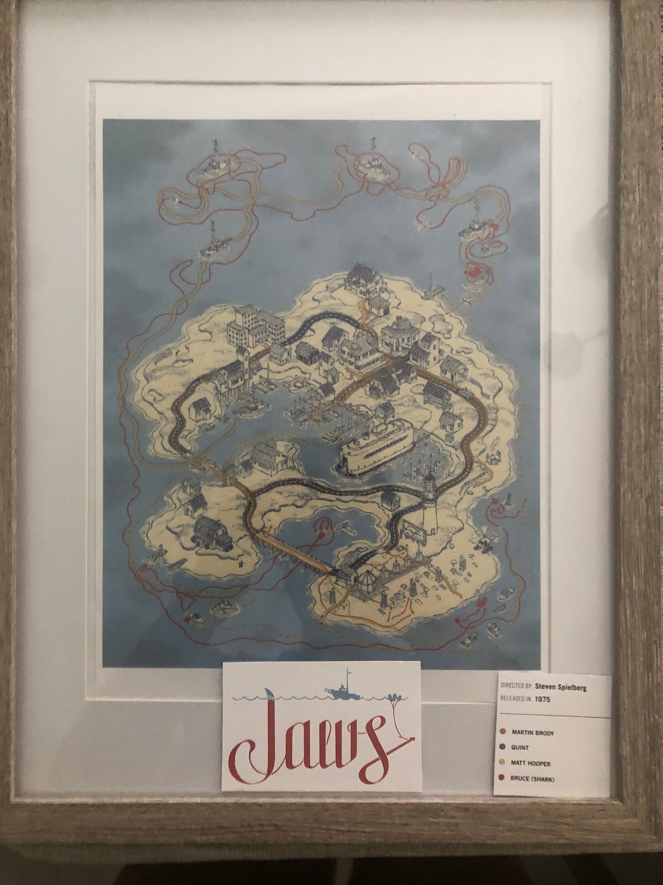 Jaws Movie Map - Etsy