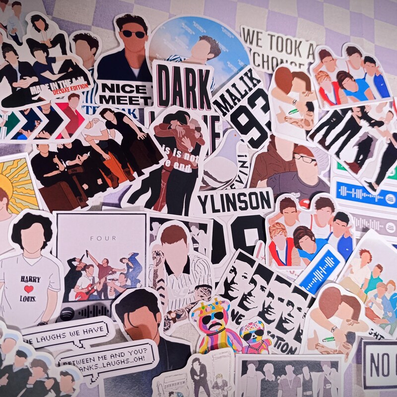 One Direction Stickers - Etsy