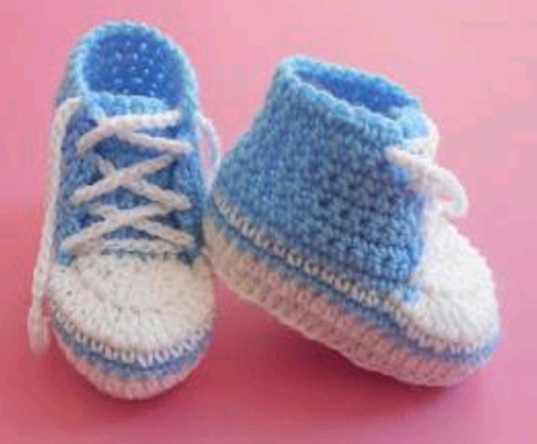 Baby SHOES Crochet PDF Pattern DIY Baby Booties Converce Booties ...
