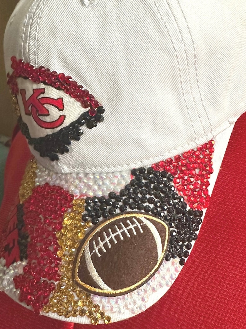 Iced KC CHIEFS Camo Hat. Made and Ready to Ship. - Etsy