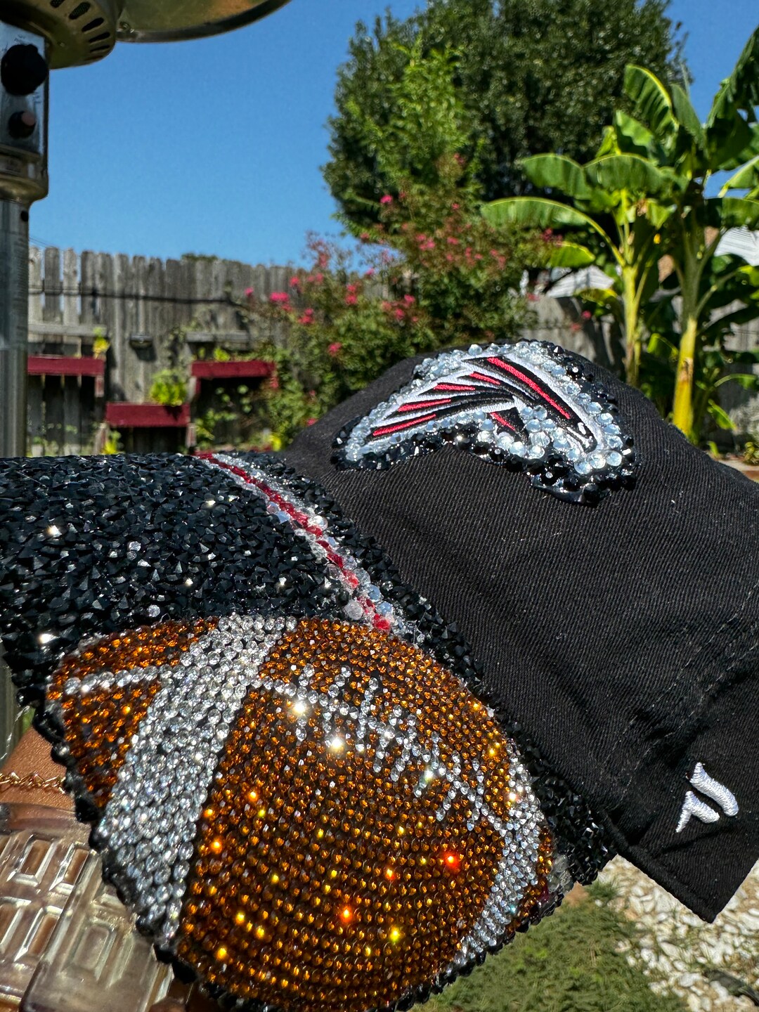 Atlanta Falcons Cap With a Whole Lot of Bling. Made to Order and ...